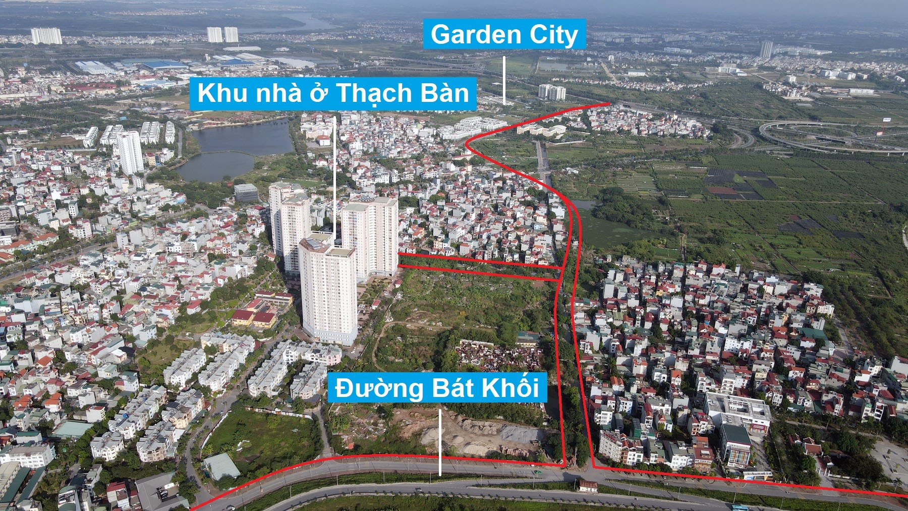 Những tuyến đường đang và sẽ mở qua khu nhà ở Thạch Bàn