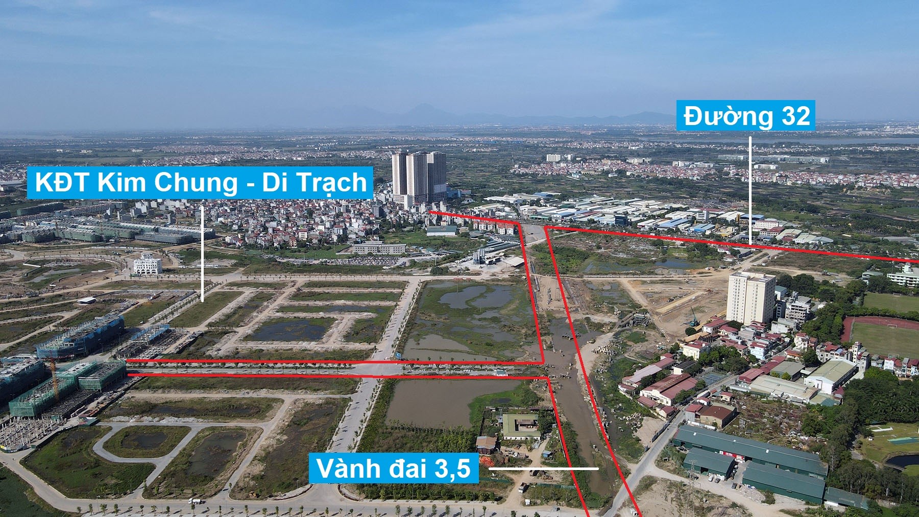 Những Tuyến đường đang Và Sẽ Mở Qua Khu đô Thị Kim Chung - Di Trạch ...