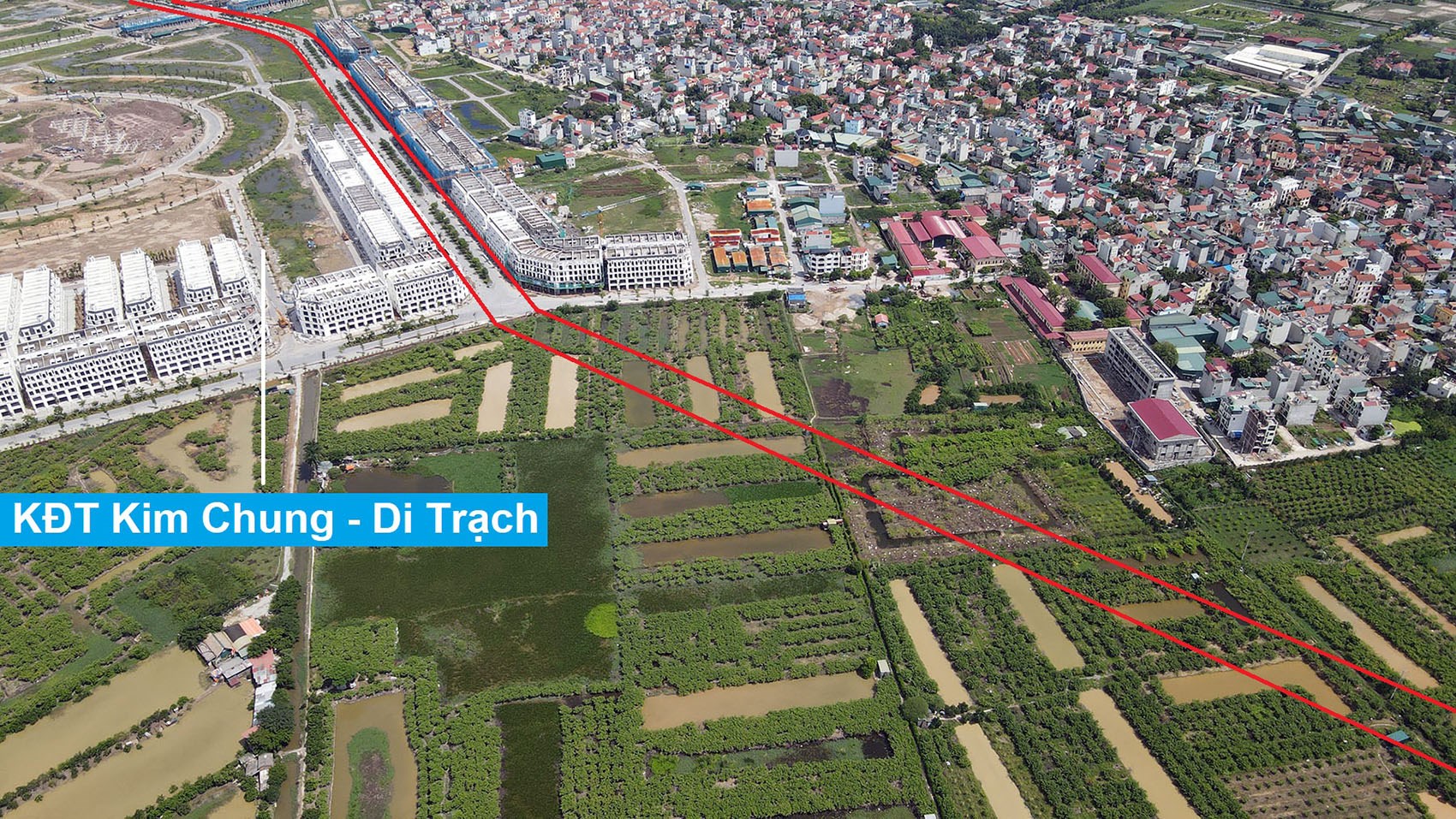 Những Tuyến đường đang Và Sẽ Mở Qua Khu đô Thị Kim Chung - Di Trạch ...