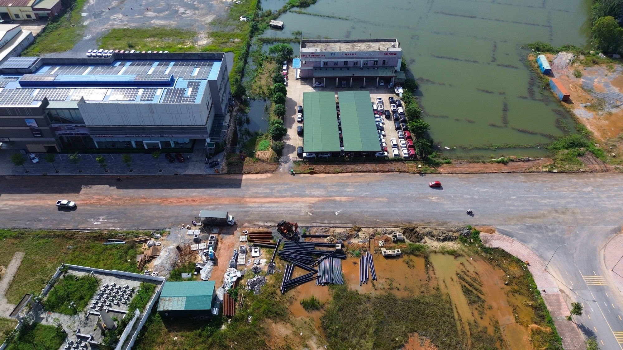 Hình hài tuyến đường nối cầu Nhật Lệ 2 - đường tránh TP Đồng Hới