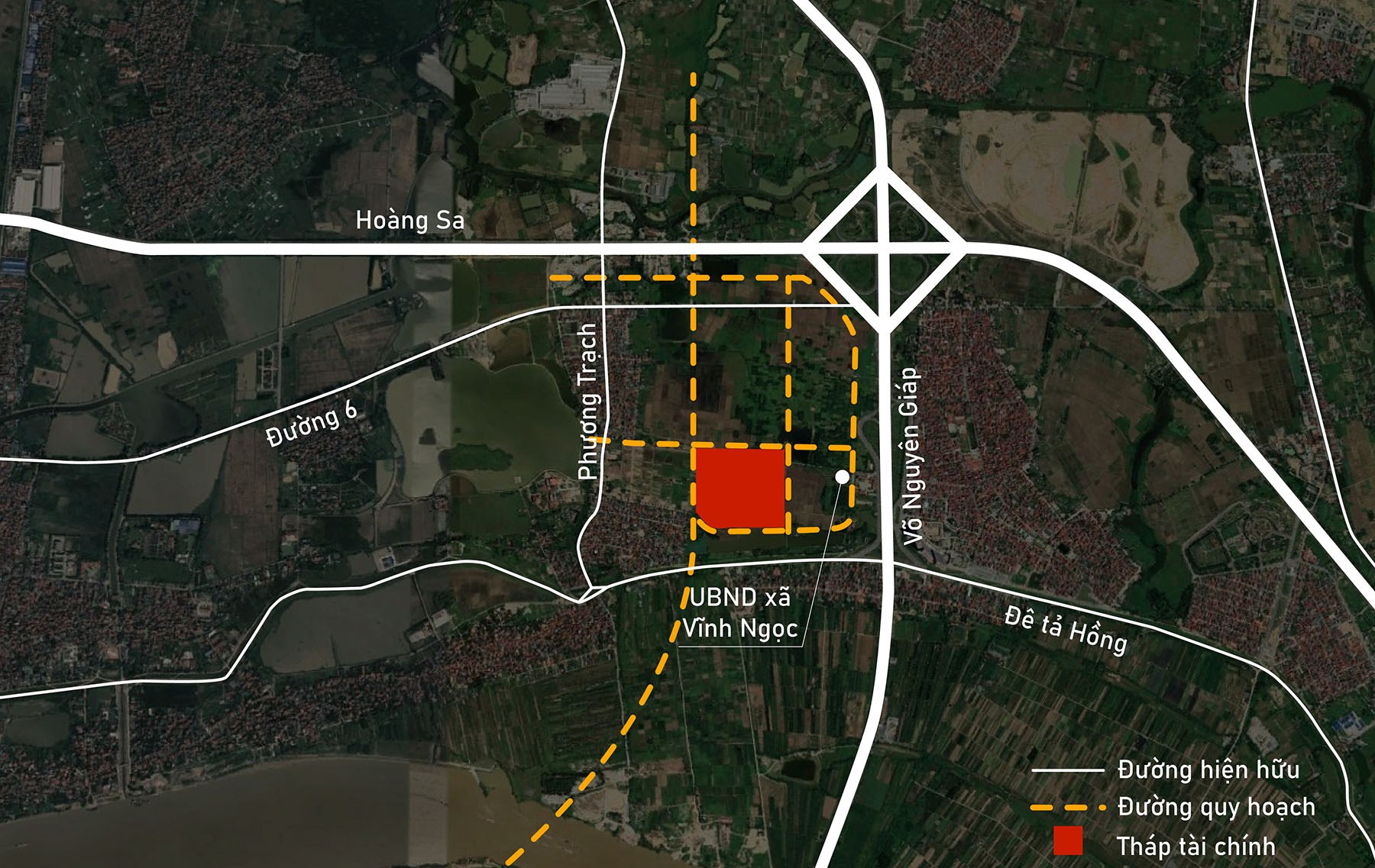 Hình ảnh khu vực sắp xây tháp tài chính 108 tầng ở Hà Nội