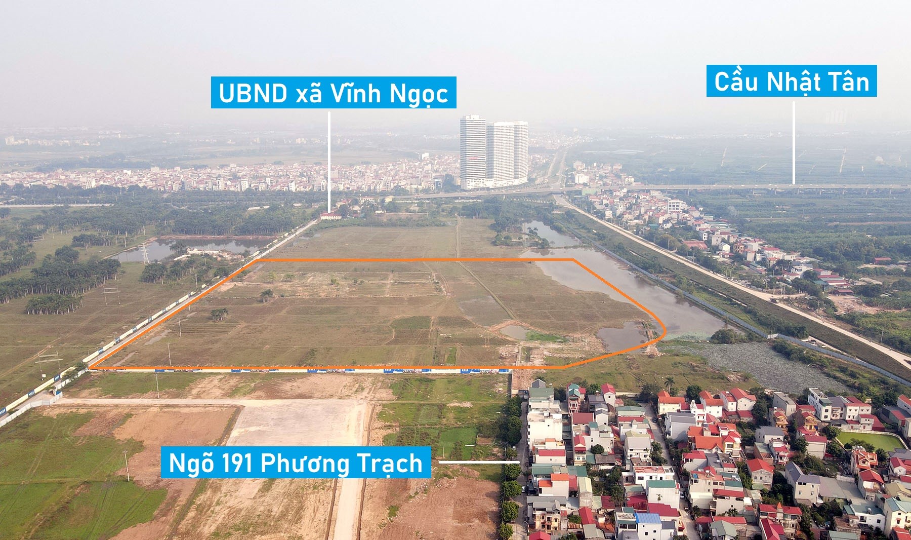 Hình ảnh khu vực sắp xây tháp tài chính 108 tầng ở Hà Nội