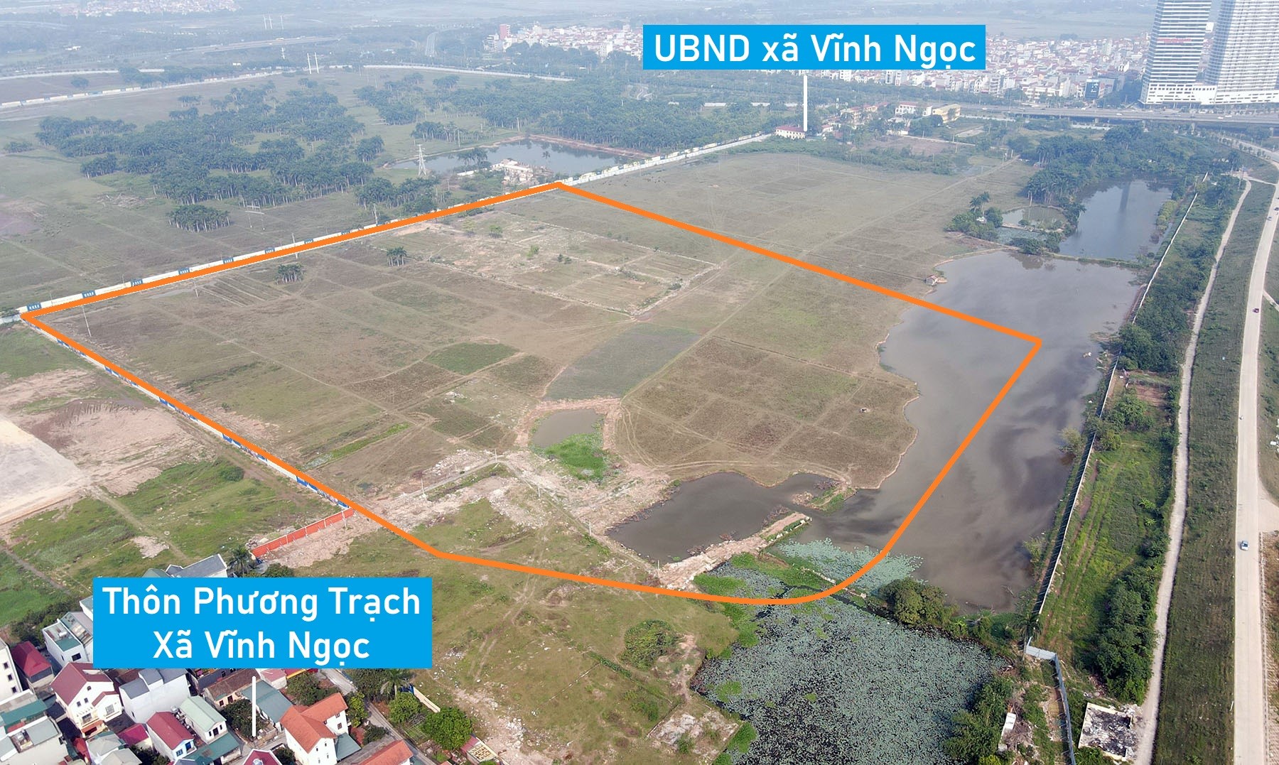 Hình ảnh khu vực sắp xây tháp tài chính 108 tầng ở Hà Nội