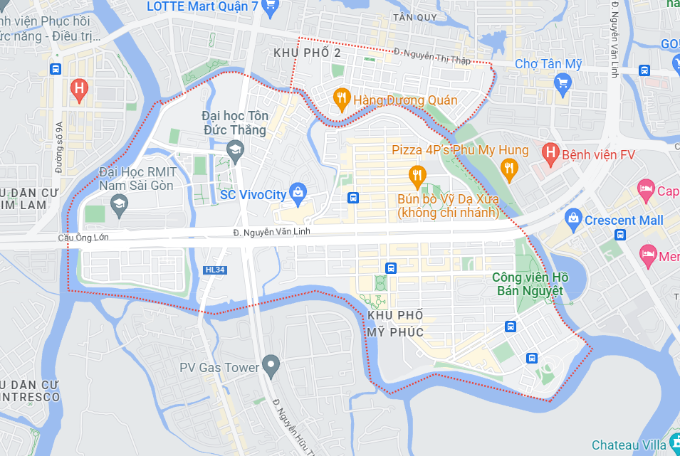 Đường sẽ mở theo quy hoạch ở phường Tân Phong, quận 7, TP HCM (phần 1)