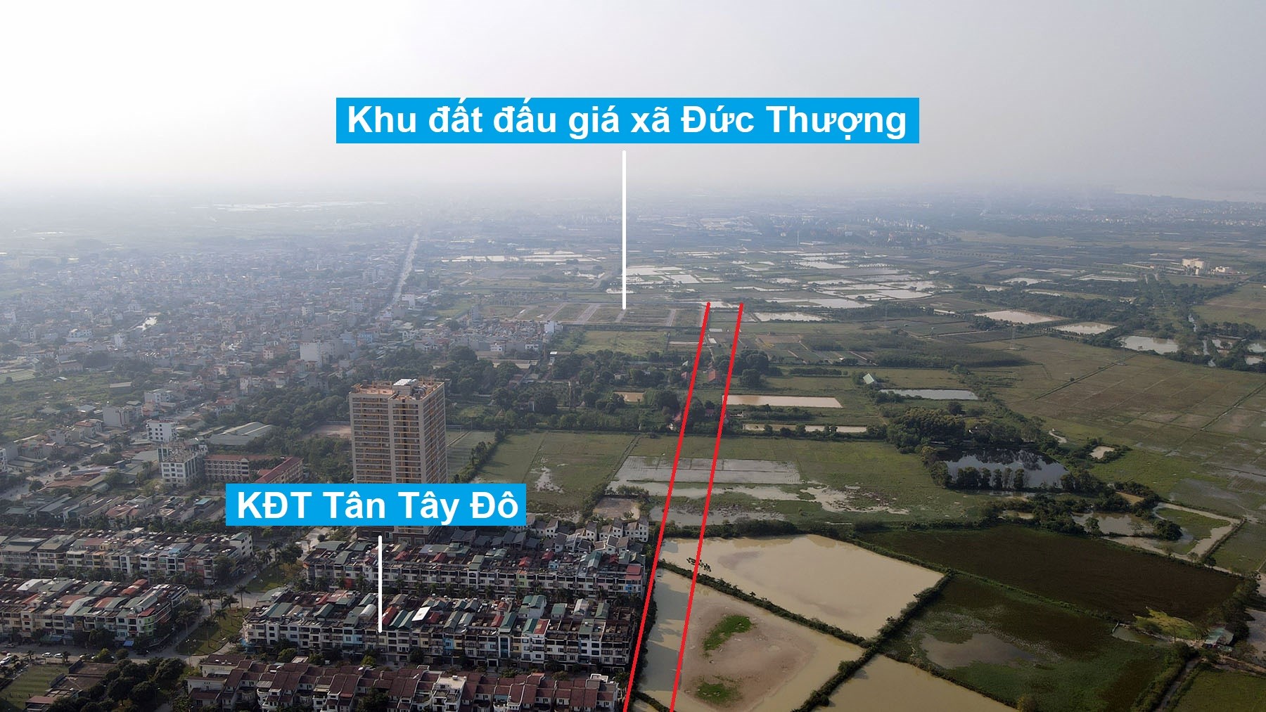 Những tuyến đường đang và sẽ mở qua khu đô thị Tân Tây Đô