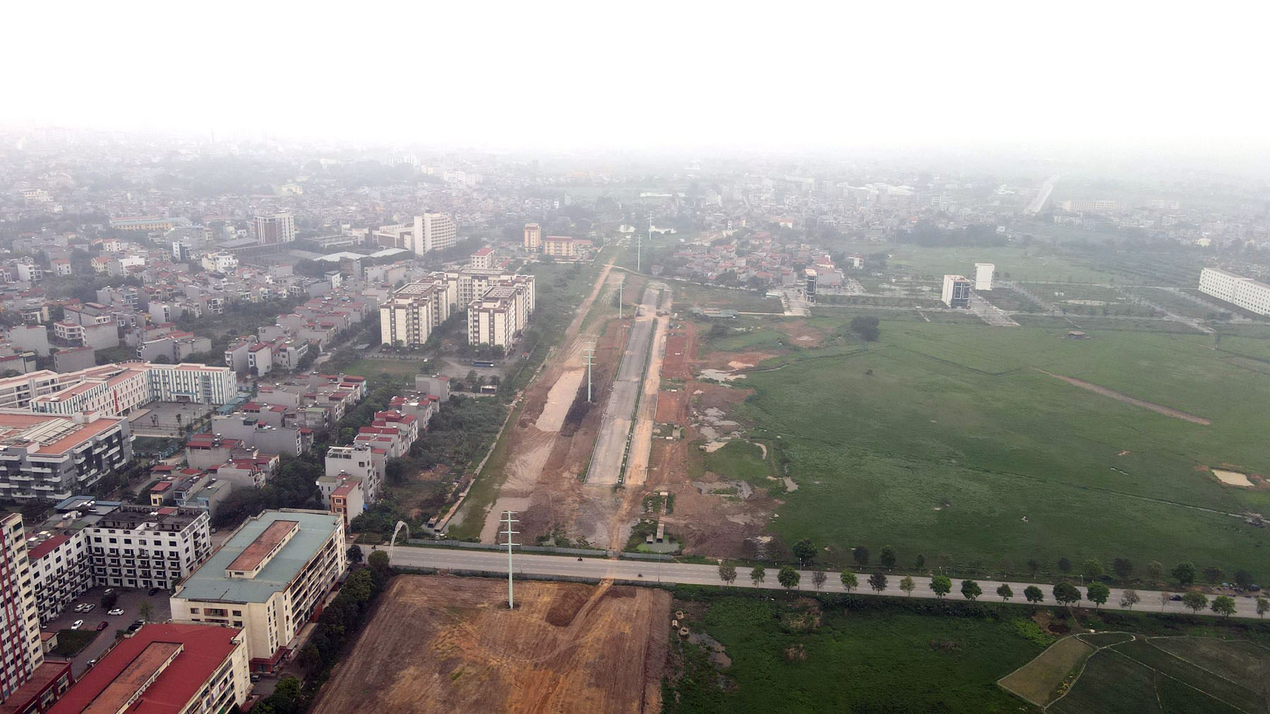 Hình ảnh tuyến đường BT 468 tỷ đồng/km đang xây dựng ở Bắc Ninh