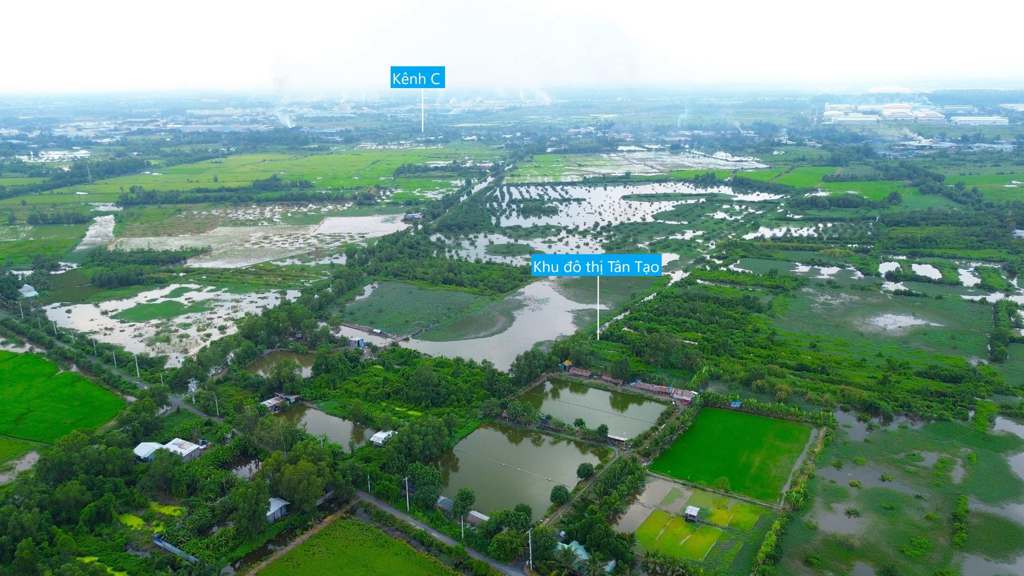 Hiện trạng Khu đô thị Tân Tạo 330 ha của Khang Điền