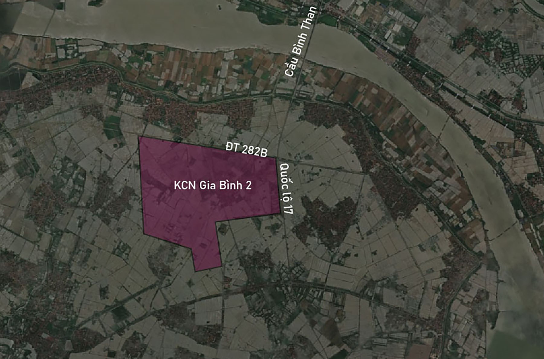 Hình ảnh KCN Gia Bình 2 trị giá gần 4.000 tỷ đồng đang xây dựng ở Bắc Ninh