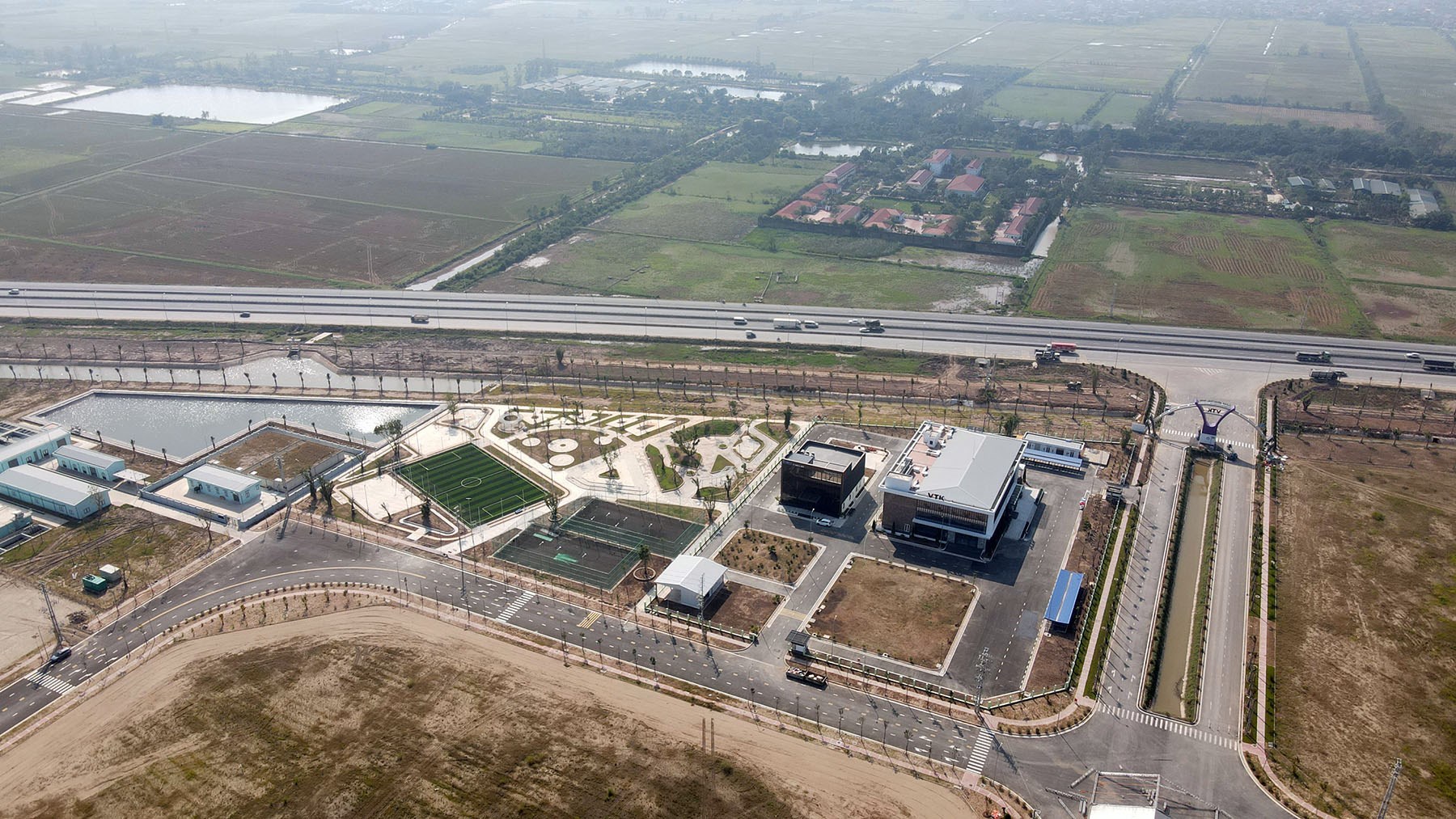 Hình ảnh KCN 1.788 tỷ đồng ở Hưng Yên của Ecopark và doanh nghiệp Hàn ...