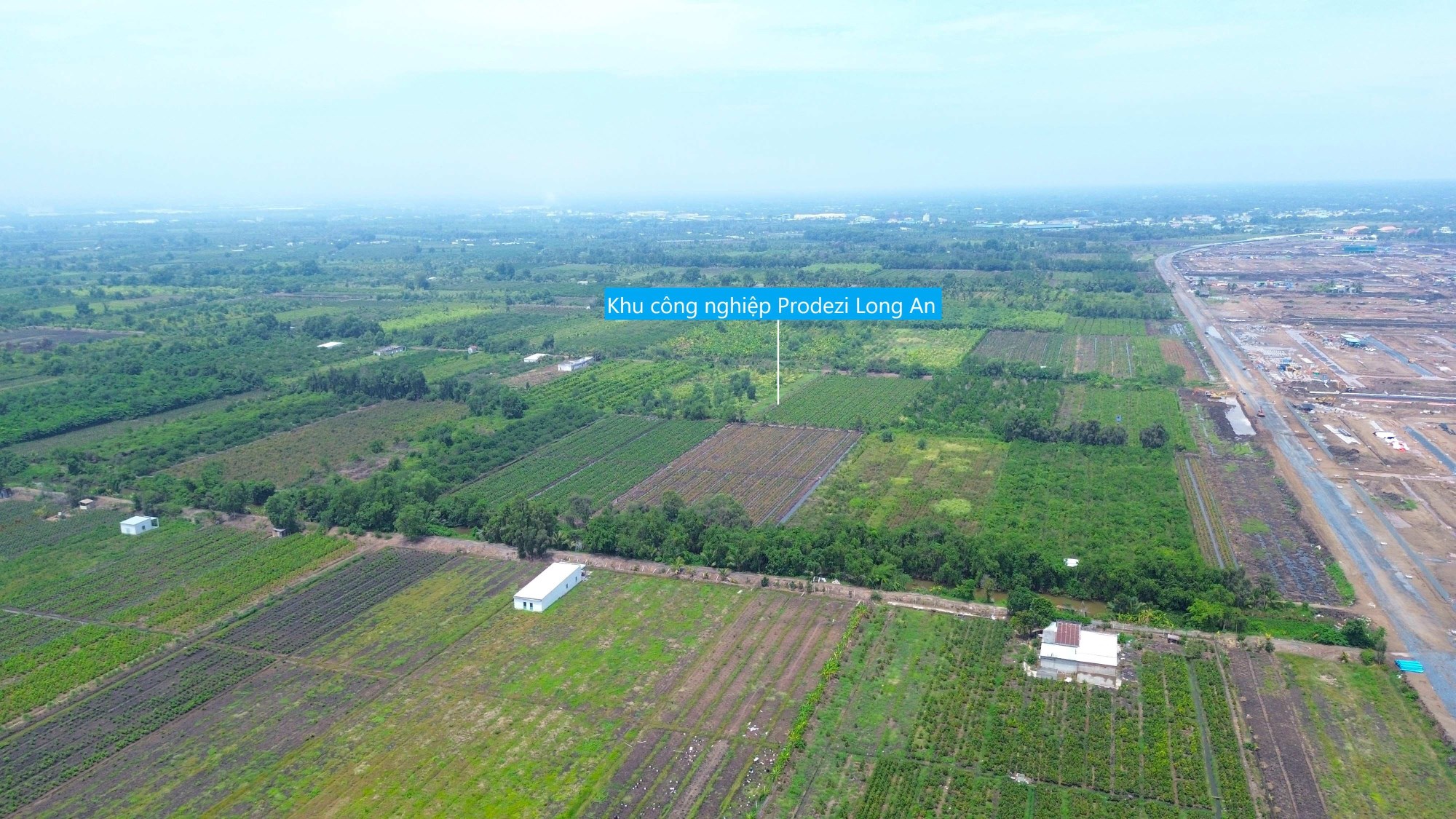 [Photostory] Vị trí xây khu công nghiệp 400 ha ở Long An